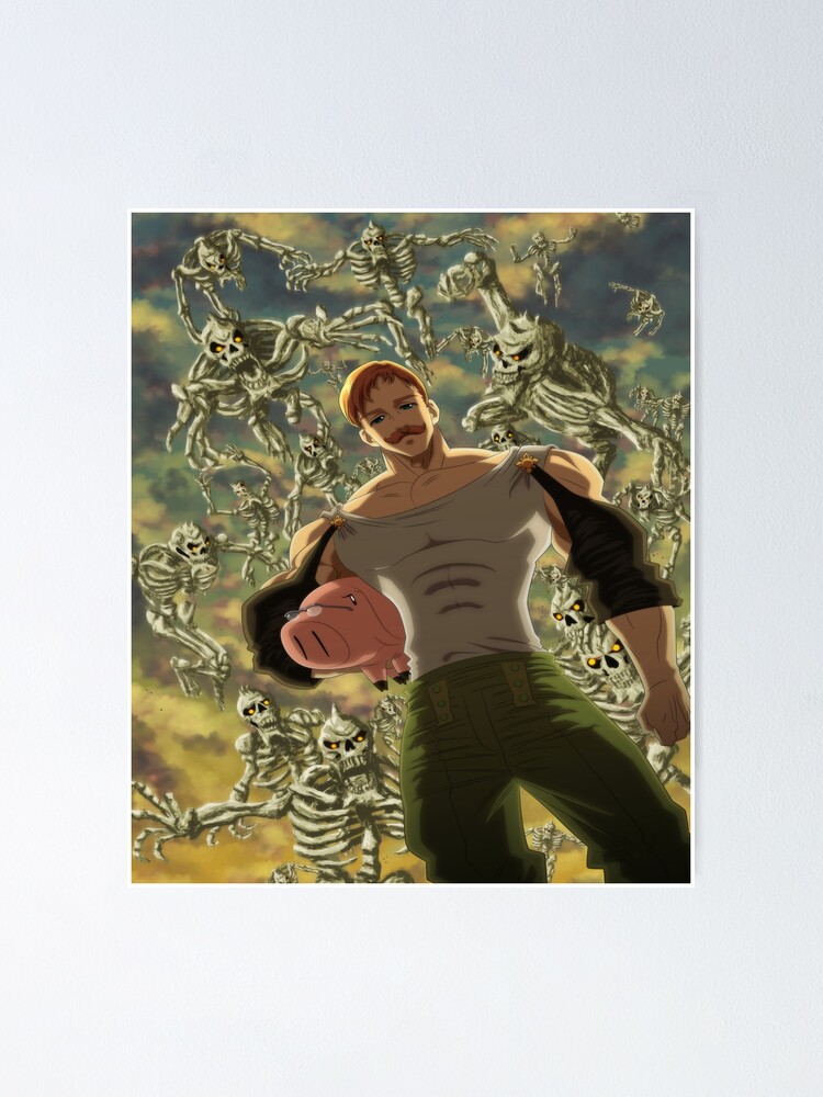 "the seven deadly sins escanor" Poster for Sale by chetterubyzans ...