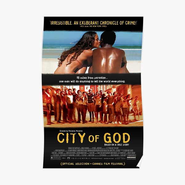 "City Of God" Poster for Sale by menepisaya | Redbubble