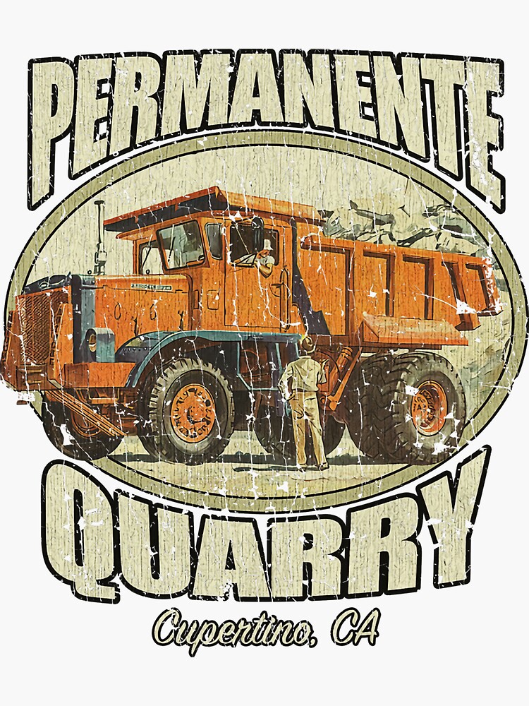 "Dump Truck Permanente Quarry 1939 " Sticker for Sale by LorenzFritsch ...