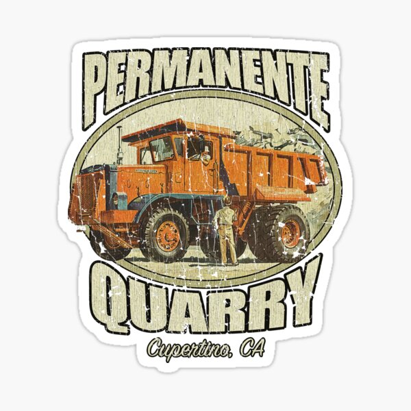 "Dump Truck Permanente Quarry 1939 " Sticker for Sale by LorenzFritsch ...