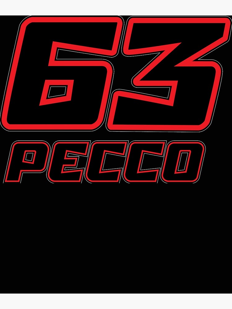 "Pecco Bagnaia 63 2022 " Poster for Sale by Cariillings | Redbubble