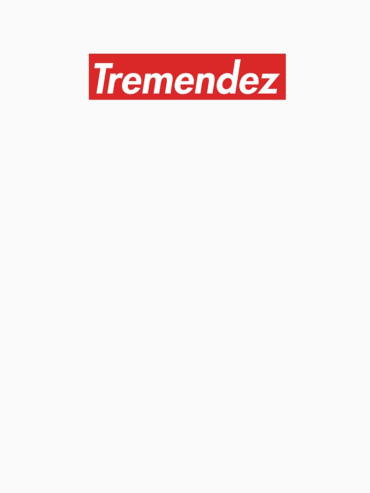 "Tremendez Box Logo" T-shirt for Sale by fancynancypart1 | Redbubble ...