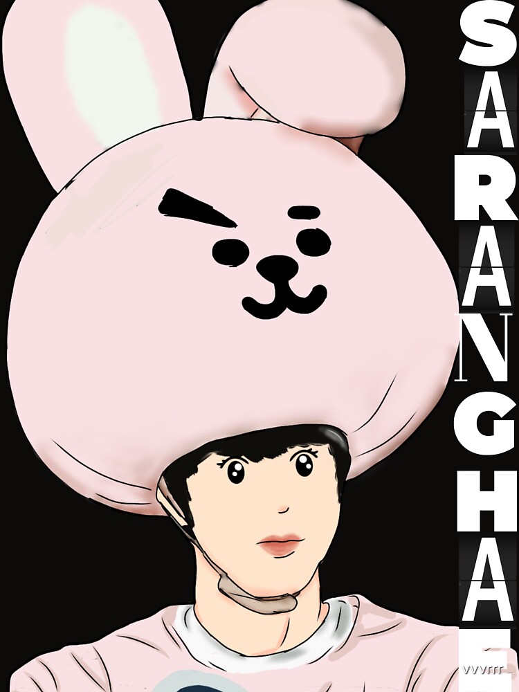 "Saranghae, ( BTS)." Sticker for Sale by vvvrrr | Redbubble