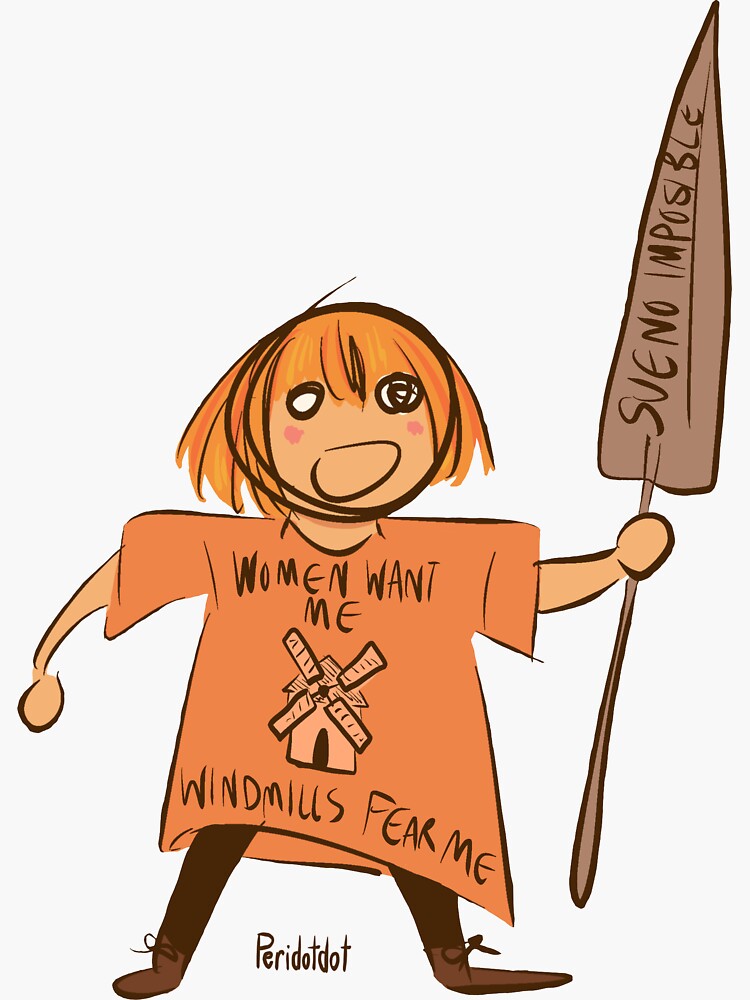 "Don Quixote from Limbus Company" Sticker for Sale by peridotdotdraws ...