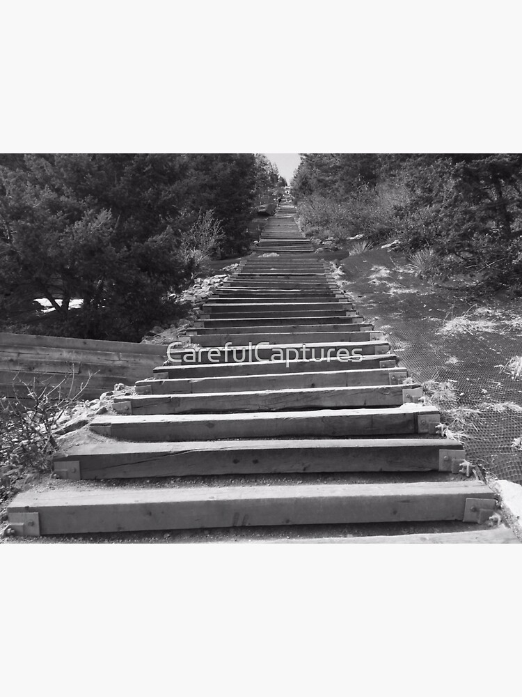 "Manitou Incline Black/White" Sticker for Sale by CarefulCaptures ...