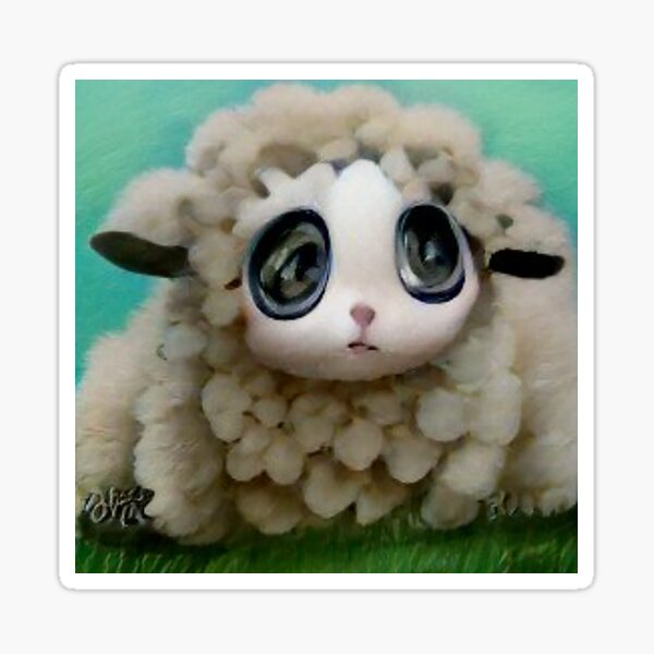 "Sad Sheep" Sticker for Sale by MrMercurial | Redbubble