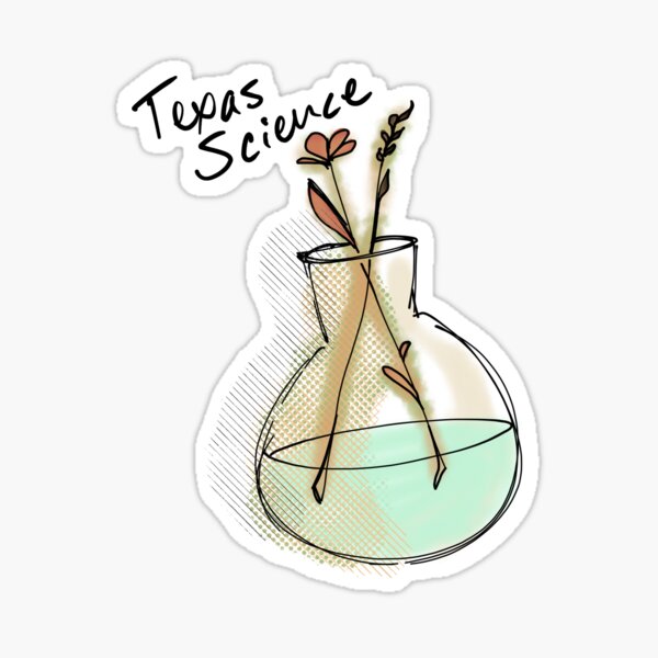 "Texas Science" Sticker for Sale by coolcalico | Redbubble