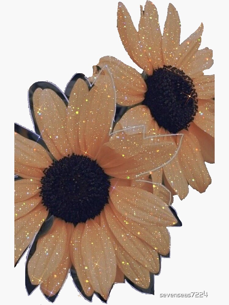 "aesthetic flower stickers" Sticker for Sale by sevenseas7224 | Redbubble