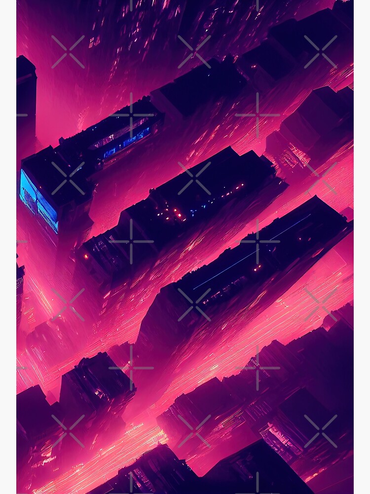 "Cyberpunk Night City" Poster for Sale by ChasmicArt | Redbubble