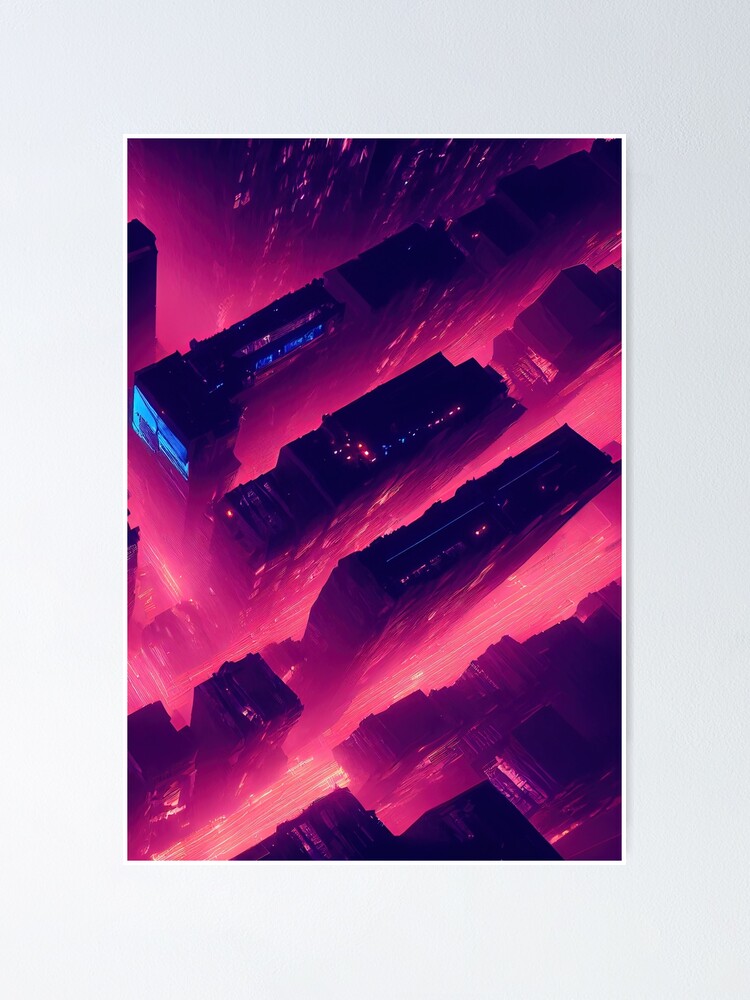 "Cyberpunk Night City" Poster for Sale by ChasmicArt | Redbubble