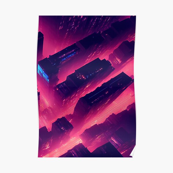 "Cyberpunk Night City" Poster for Sale by ChasmicArt | Redbubble