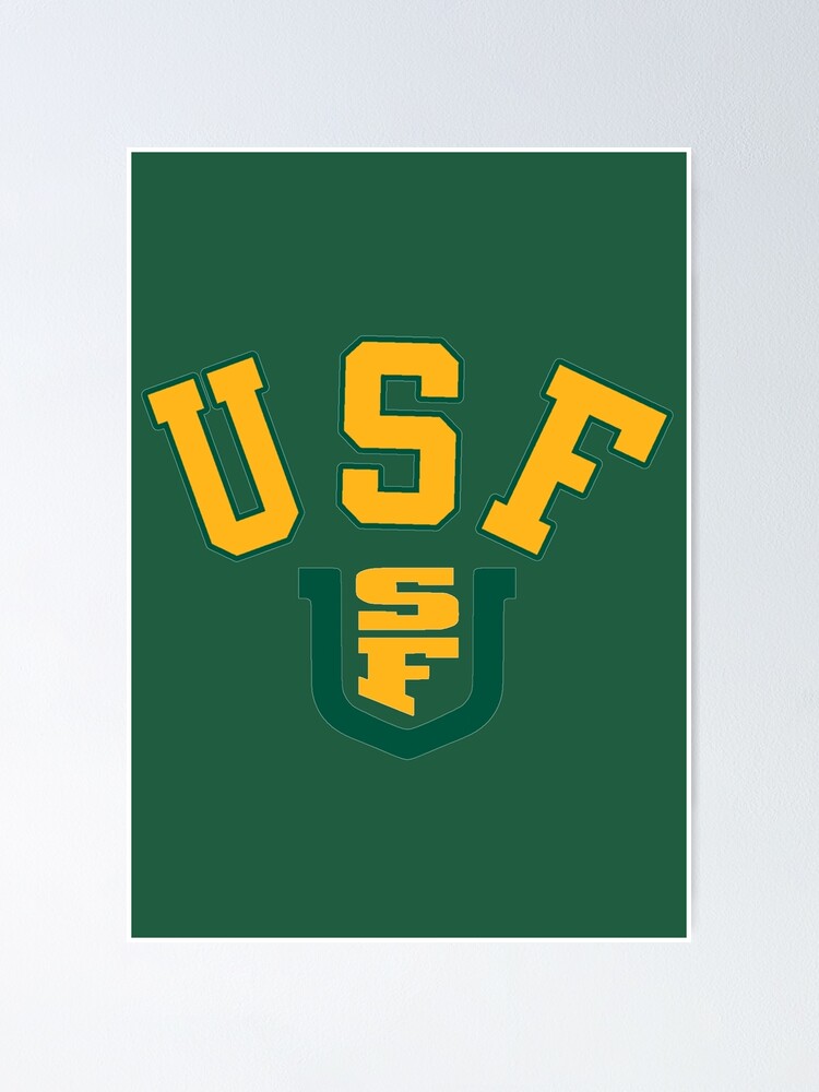 "University of San Francisco USF logo" Poster for Sale by MyUniversity ...