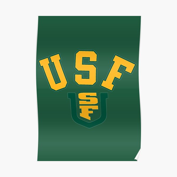 "University of San Francisco USF logo" Poster for Sale by MyUniversity ...