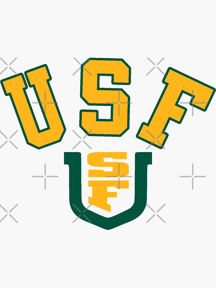 "University of San Francisco USF logo" Sticker for Sale by MyUniversity | Redbubble