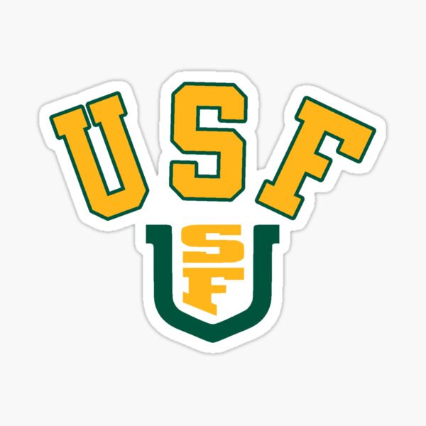 "University of San Francisco USF logo" Sticker for Sale by MyUniversity ...