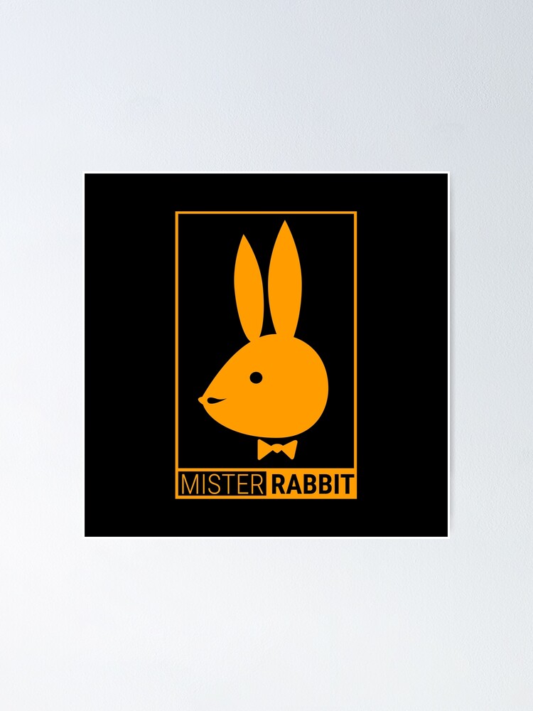 "MISTER RABBIT" Poster for Sale by tanakax3 | Redbubble
