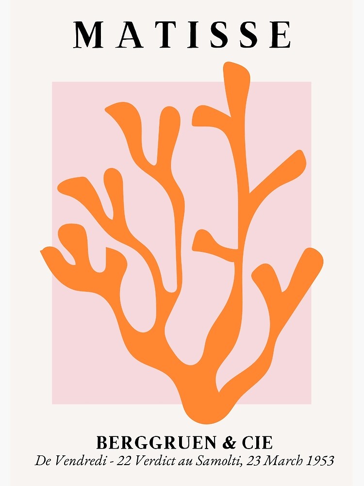 "Henri Matisse | Papiers Découpés | Algae Cutout Poster" Poster for Sale by jadedredbubble ...