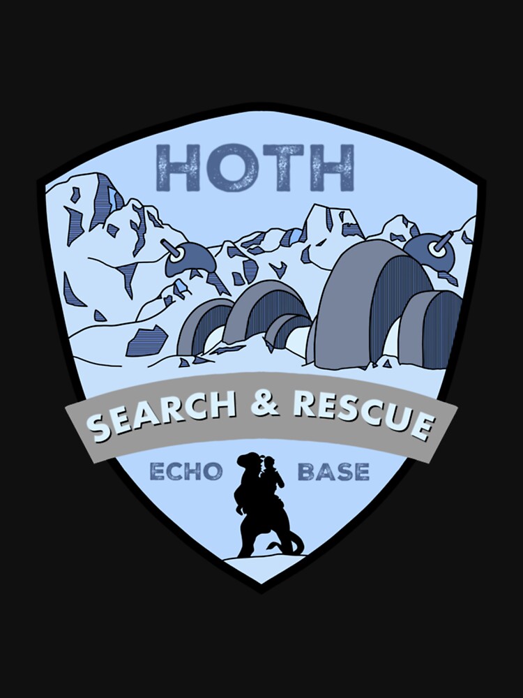"Search and rescue Hoth vintage logo" Essential T-Shirt for Sale by ...