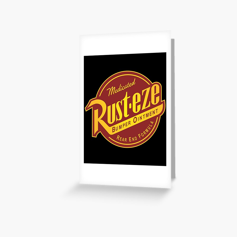 "Rust-eze Medicated Bumper Ointment " Greeting Card for Sale by ...