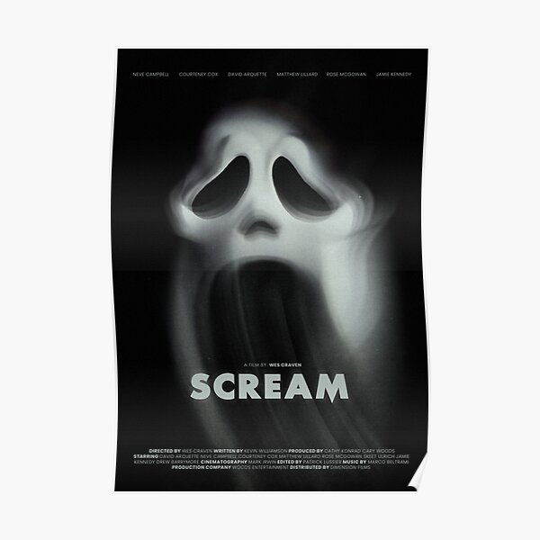 "scream" Poster for Sale by edisr00 | Redbubble