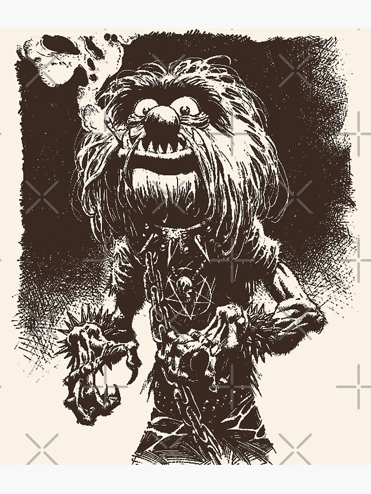 "Muppet Animal Rock Evil Vintage" Poster for Sale by HarinWijenayake ...