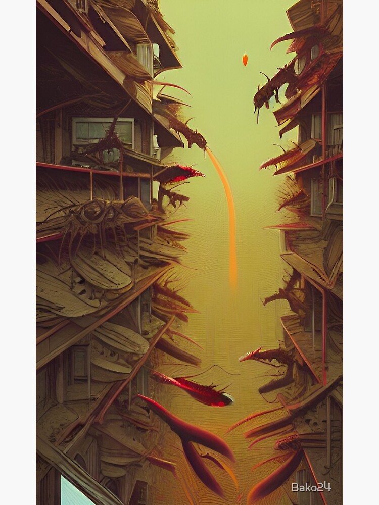"'Scifi Background Asset - The Infected City'" Poster for Sale by ...