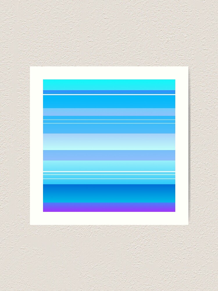 "Blue color palette pattern | Blue color combination" Art Print for ...