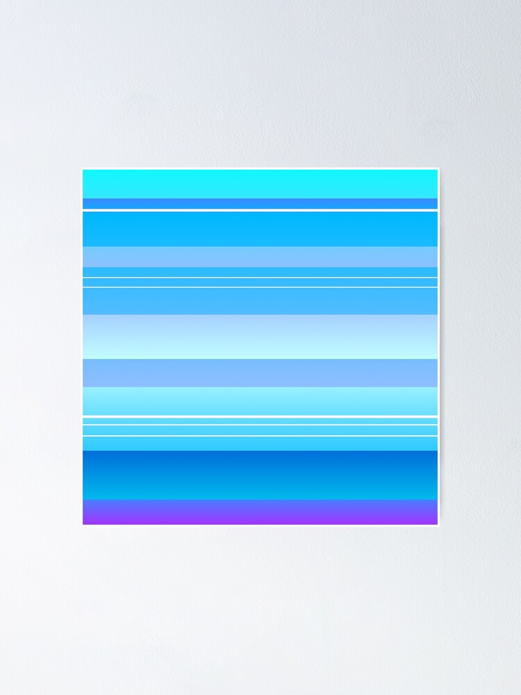 "Blue color palette pattern | Blue color combination" Poster for Sale ...