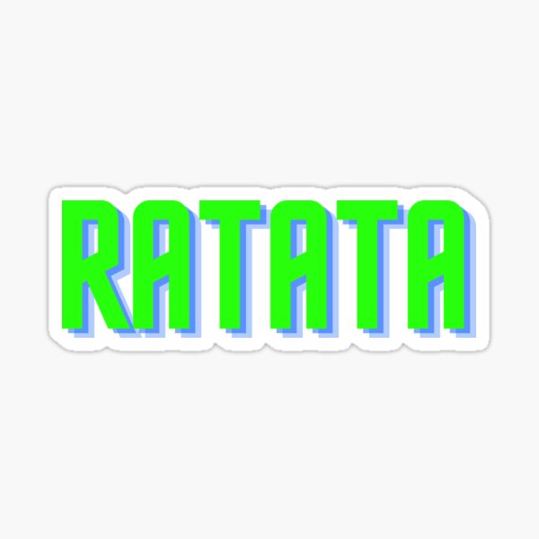 "Ratata" Sticker for Sale by fierysnow | Redbubble