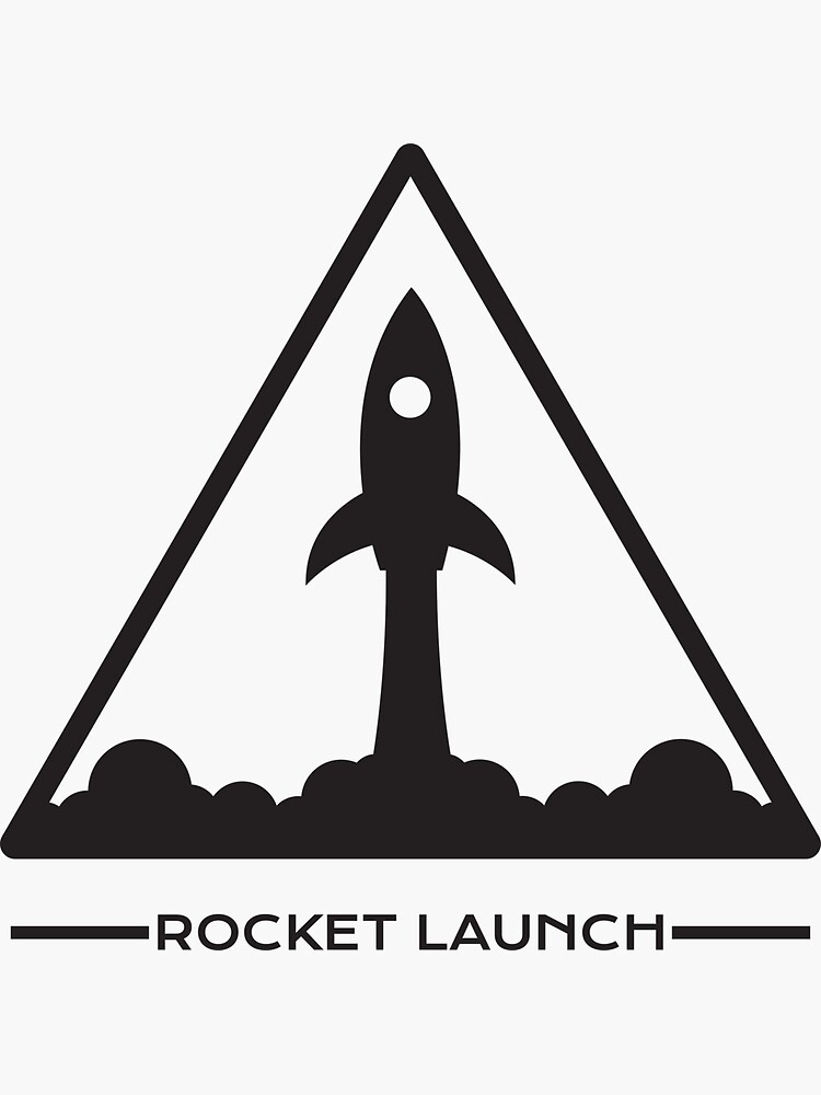 "ROCKET LAUNCH" Sticker for Sale by tanakax3 | Redbubble