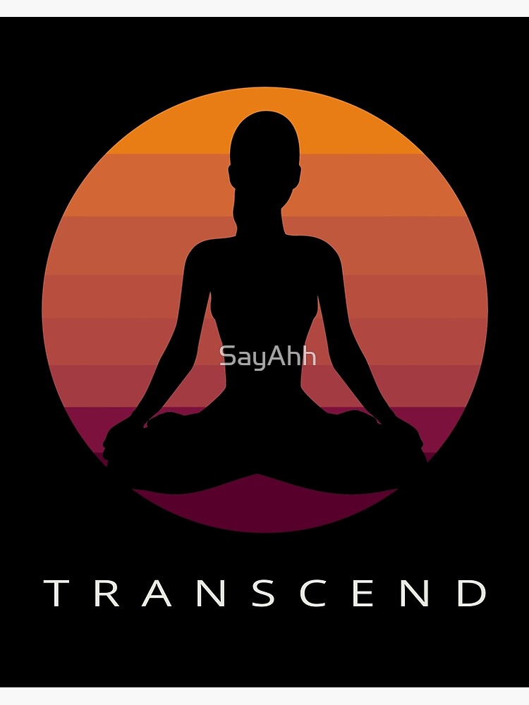 "Transcend - Transcendental Meditation Retro Art" Art Board Print for ...
