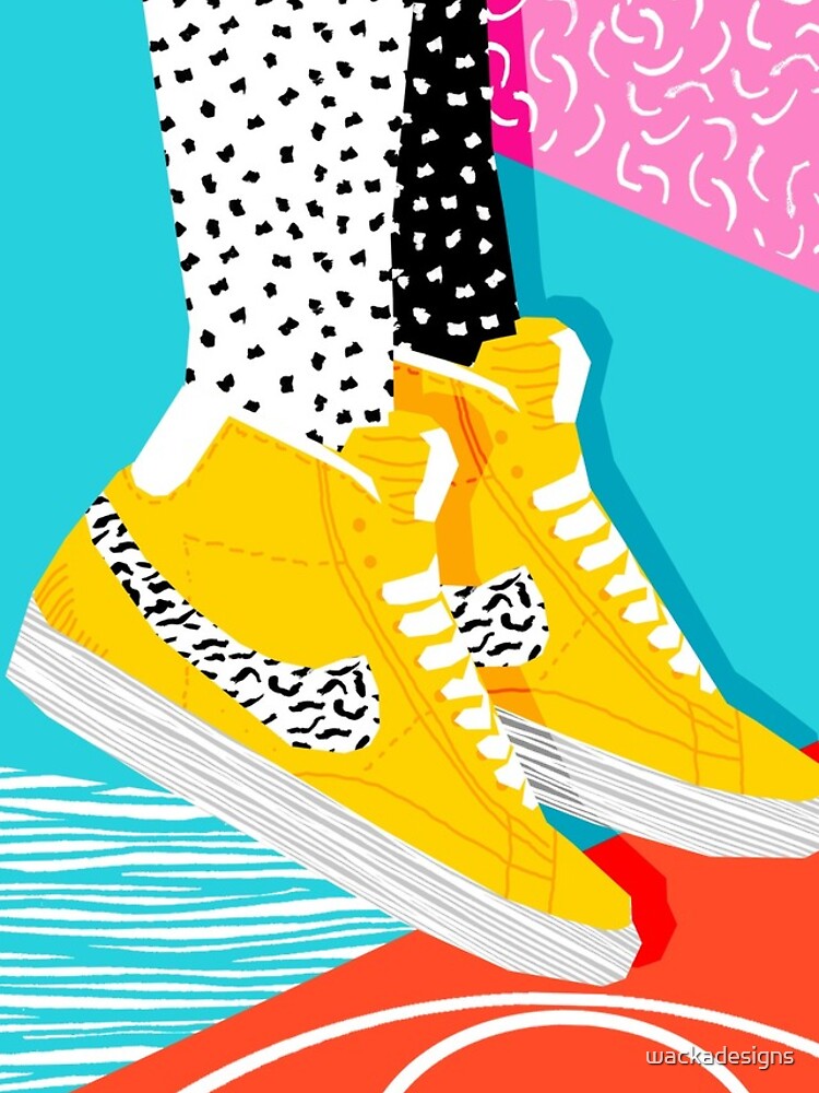 "Kid You Not - memphis retro shoes fashion throwback 80s style trends ...