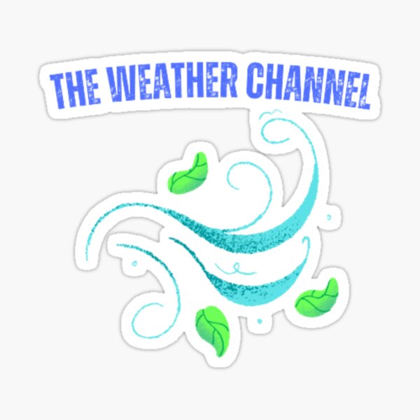 "The Weather Channel" Sticker for Sale by Deniszaro | Redbubble