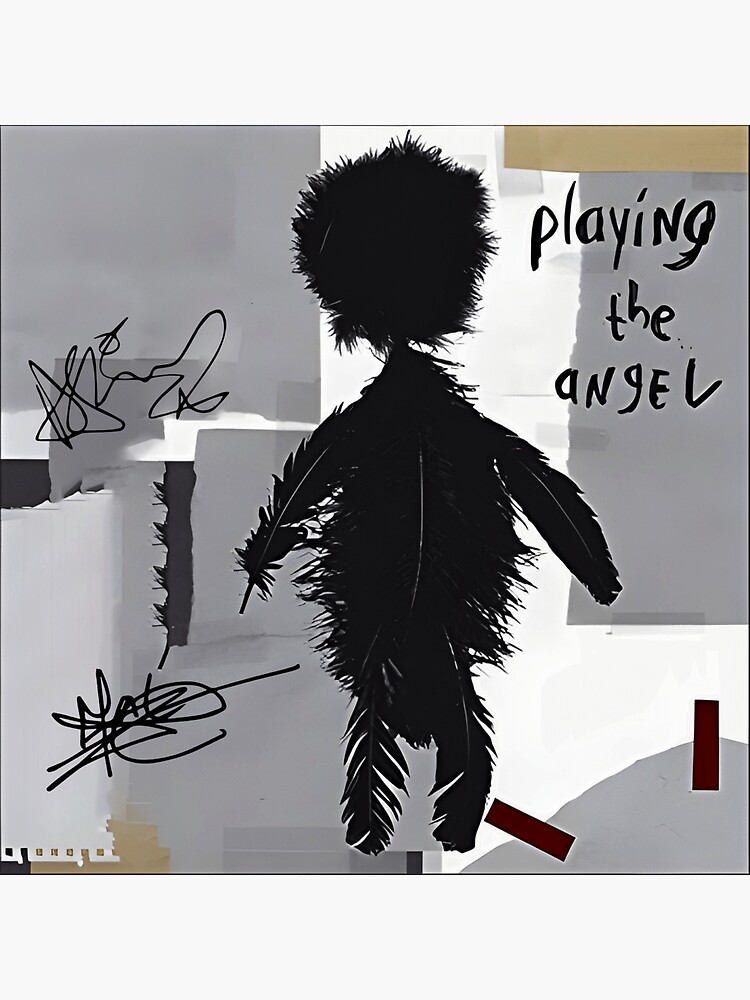 "" Playing the Angel album art"" Sticker for Sale by FaithPaterso ...