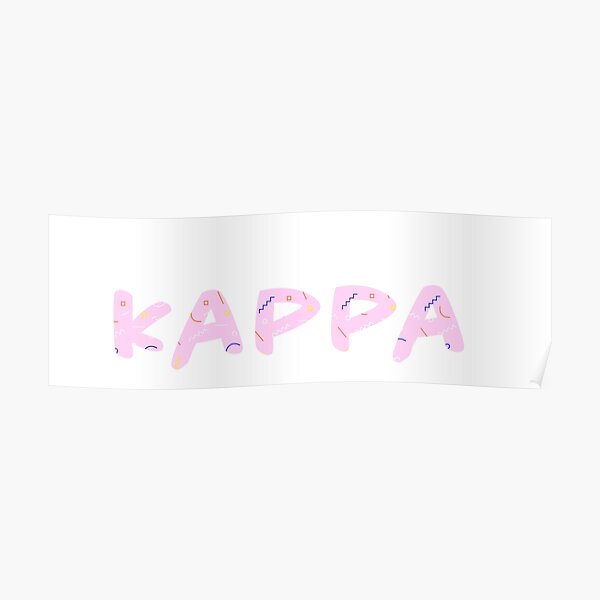 "Kappa" Poster by kphoff | Redbubble