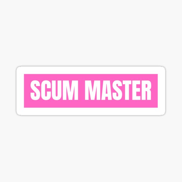 "scum master" Sticker for Sale by TomorrowQuotes | Redbubble