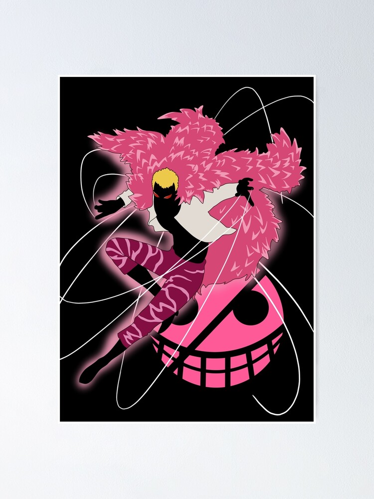 "Doflamingo One Piece" Poster for Sale by Artsbykk | Redbubble