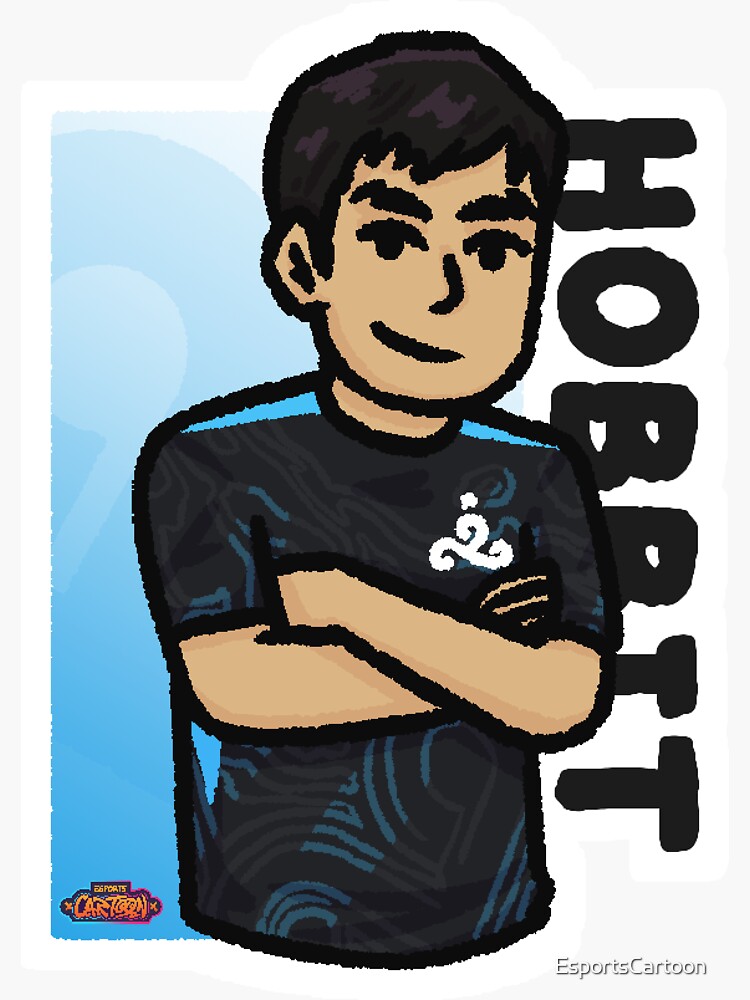 "Abai "HObbit Hasenov " Sticker for Sale by EsportsCartoon | Redbubble