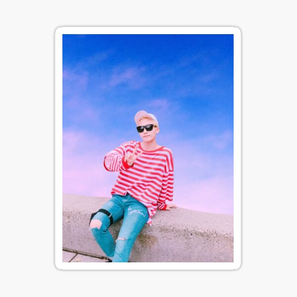 "A Seventeen Sky-Jeonghan" Sticker for Sale by raeofgoldensun | Redbubble