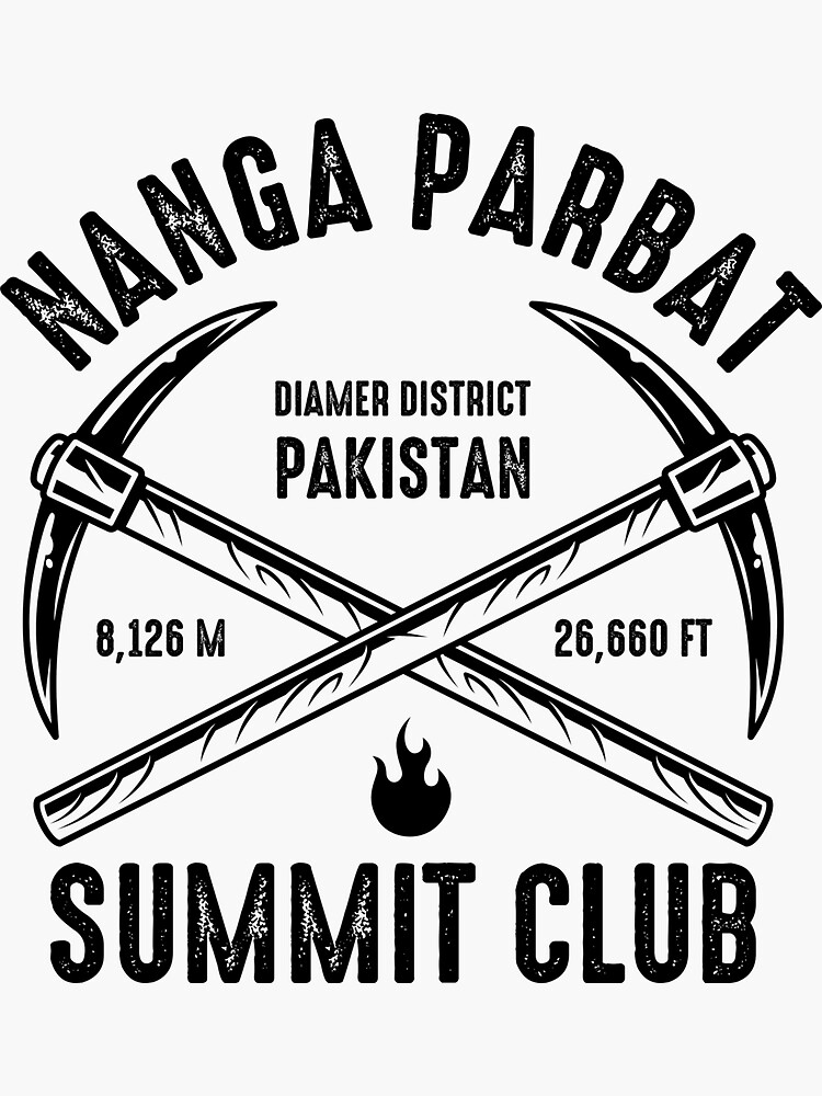 "Nanga Parbat , Summer Club" Sticker for Sale by Vindel04Store | Redbubble
