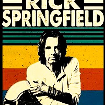"Rick Springfield" Sticker for Sale by SHOPIUD34 | Redbubble