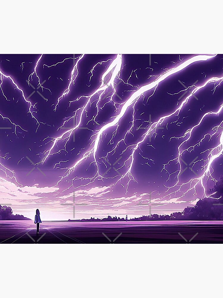 "Purple Electric Storm 4K wallpaper - Genshin Impact Symbol Element ...