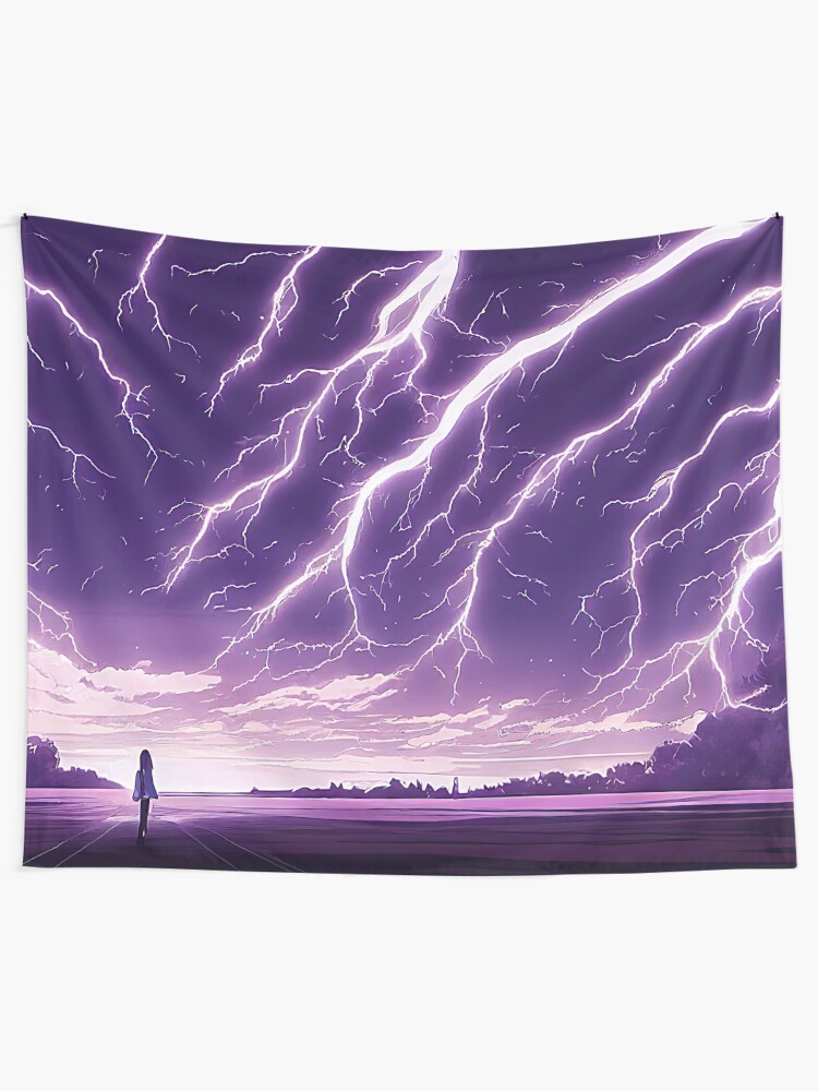 "Purple Electric Storm 4K wallpaper - Genshin Impact Symbol Element ...