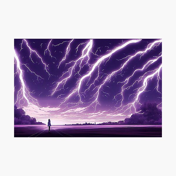 "Purple Electric Storm 4K wallpaper - Genshin Impact Symbol Element ...