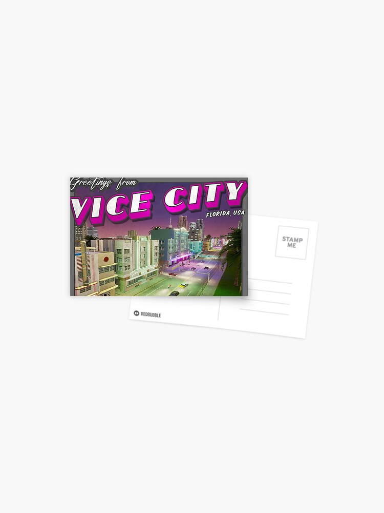 "Grand Theft Auto Inspired 'Greetings from Vice City' Alternative #2 ...
