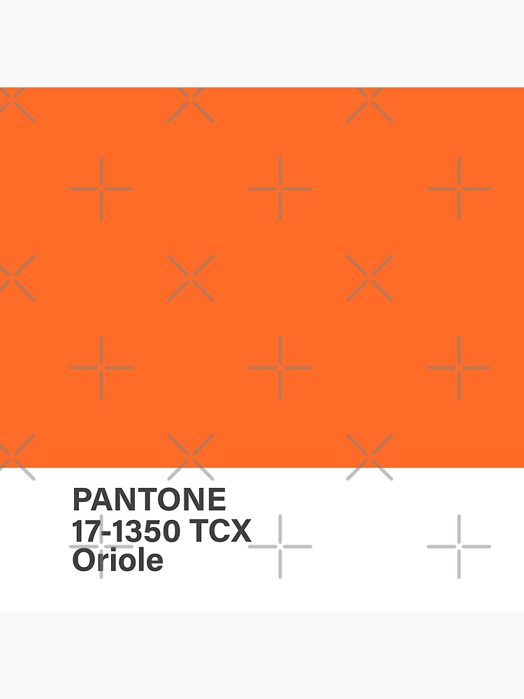 "pantone 17-1350 TCX Oriole" Poster for Sale by princessmi-com | Redbubble