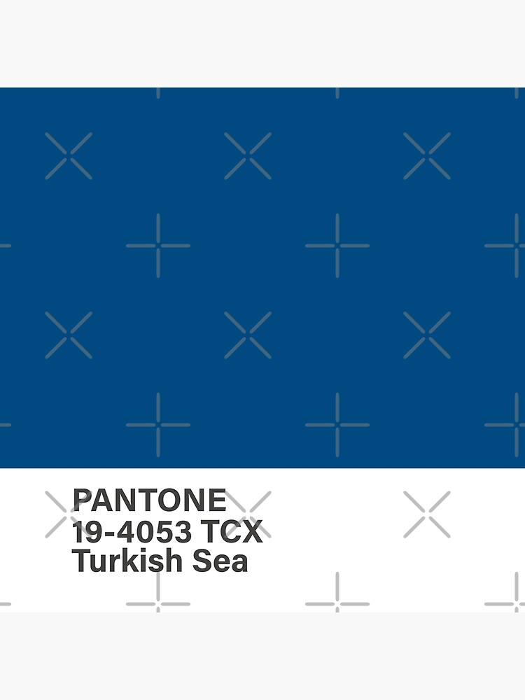 "pantone 19-4053 TCX Turkish Sea" Poster for Sale by princessmi-com ...