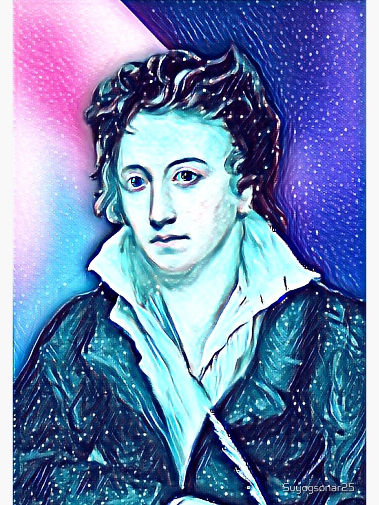 "Percy Bysshe Shelley Artwork | Percy Bysshe Shelley Portrait | Percy Bysshe Shelley Wall Art ...