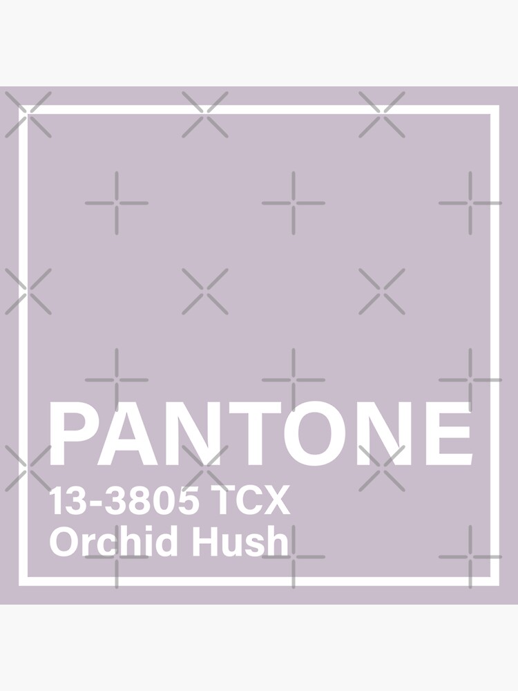 "pantone 13-3805 TCX Orchid Hush" Sticker for Sale by princessmi-com ...