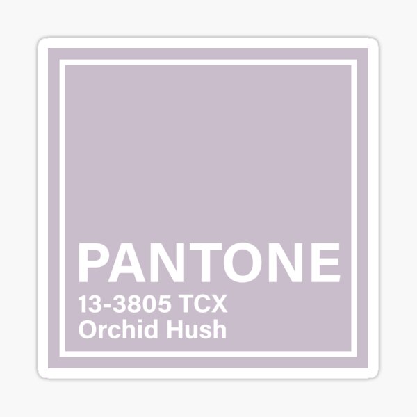 "pantone 13-3805 TCX Orchid Hush" Sticker for Sale by princessmi-com ...
